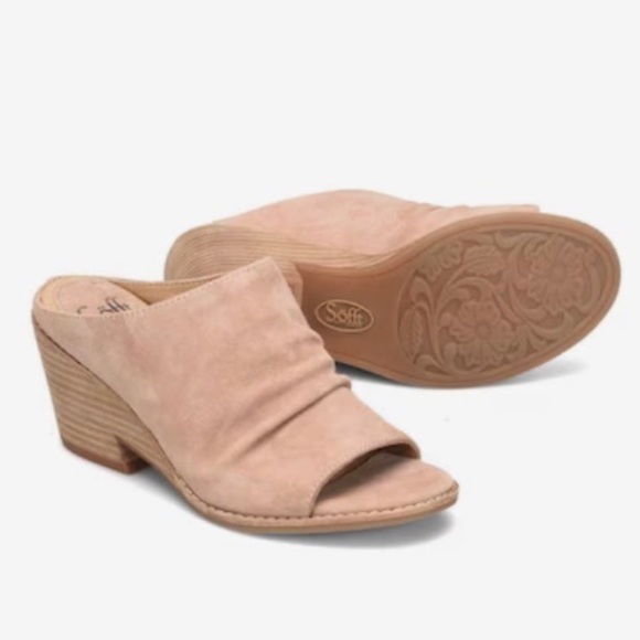Sofft | Shoes | Sofft Strathmore Leather Slide Sandal | Poshmark